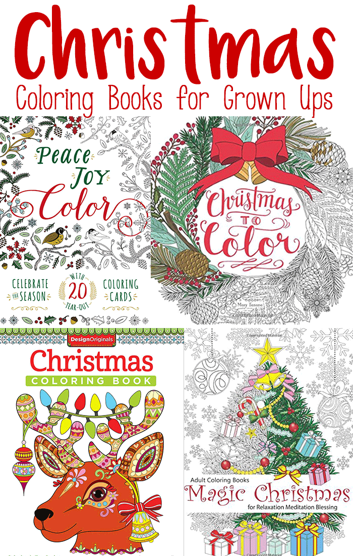 Jolly Christmas Coloring Books For Adults Easy Peasy And Fun