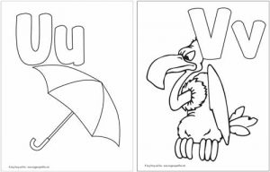 Free Printable Alphabet Coloring Pages - Easy Peasy and Fun