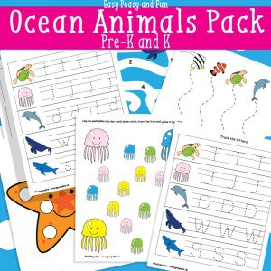 Ocean Animals Printables For Kids - Easy Peasy and Fun