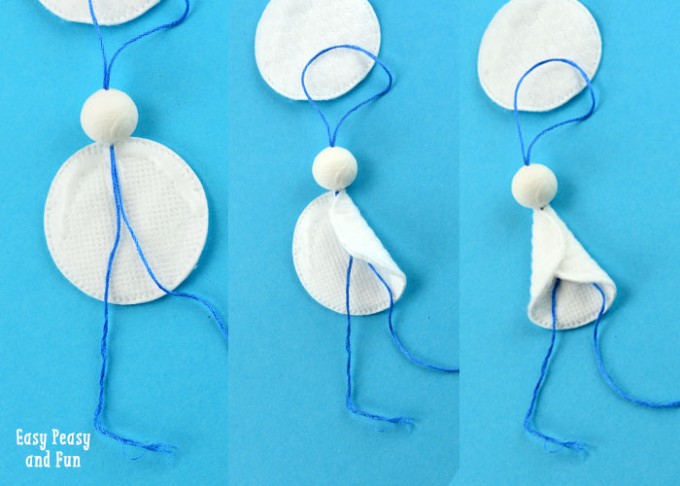 Cotton Rounds Angels Ornaments - Christmas Ornaments for Kids to Make ...