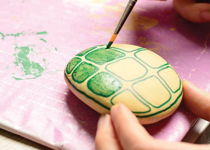 Rock Turtle Craft - Easy Peasy and Fun