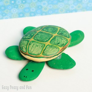 Rock Turtle Craft - Easy Peasy and Fun