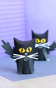 Paper Roll Black Cat Craft - Easy Peasy and Fun