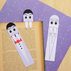 Printable Vampire Bookmarks - DIY Bookmarks - Easy Peasy and Fun