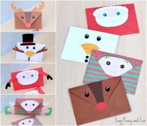 Printable Christmas Envelopes - Easy Peasy and Fun