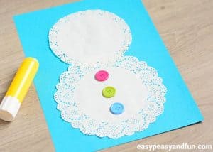 Doily Snowman Craft - Easy Peasy and Fun