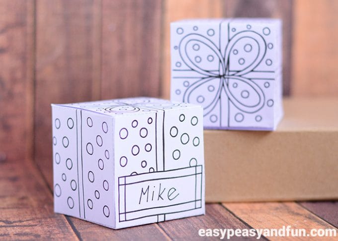 Printable Gift Boxes - Easy Peasy and Fun