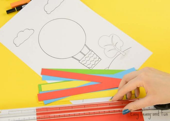 Hot Air Balloon Paper Craft - Easy Peasy and Fun