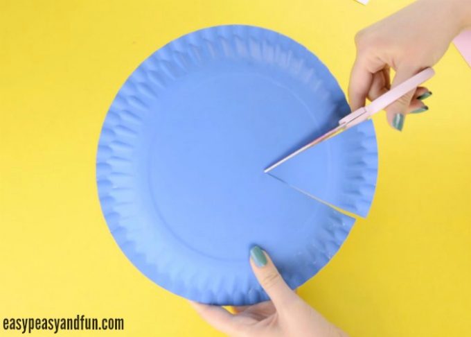 Paper Plate Fish Craft - Rainbow Paper Circles - Easy Peasy and Fun