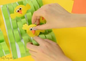 Spring Chick Paper Craft - Easter Craft Ideas - Easy Peasy and Fun