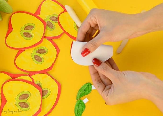 3D Paper Fruit Craft - Easy Peasy and Fun