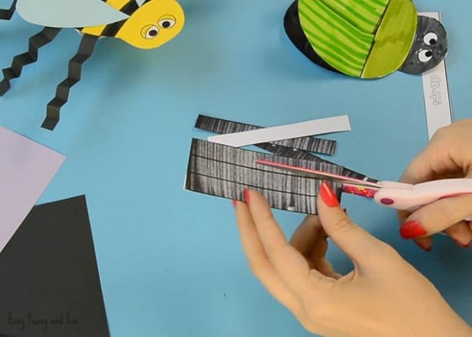 Beetle Paper Hand Puppet Template - Easy Peasy and Fun
