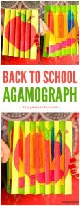 Back to School Agamograph Template - Easy Peasy and Fun