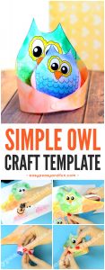 Simple Owl Craft Template - Easy Peasy and Fun
