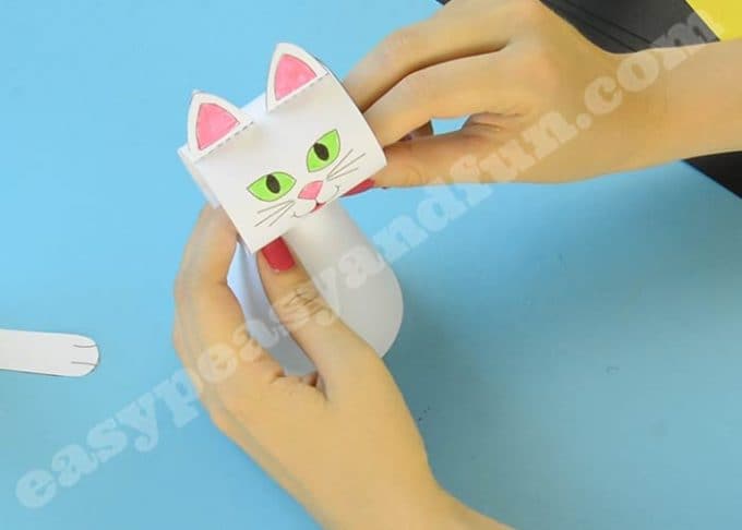 Paper Cat Craft Template - Easy Peasy and Fun