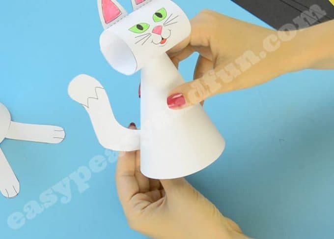 Paper Cat Craft Template - Easy Peasy and Fun