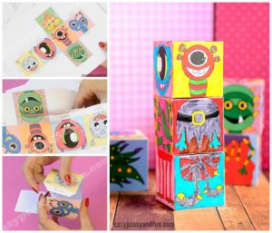 Printable Monsters Mix and Match Cubes - Easy Peasy and Fun
