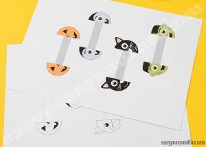 Halloween Monsters Paper Rings - Easy Peasy and Fun