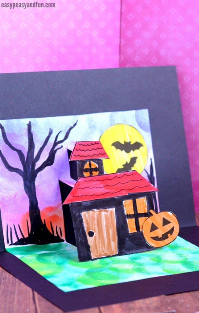 Halloween Pop Up Card Template - Easy Peasy and Fun
