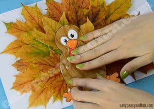 Turkey Leaf Craft Template - Easy Peasy and Fun