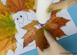 Turkey Leaf Craft Template - Easy Peasy and Fun
