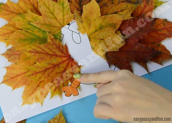 Turkey Leaf Craft Template - Easy Peasy and Fun