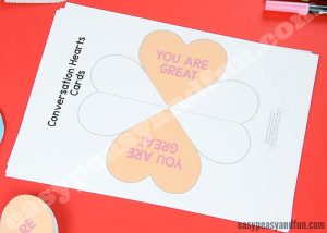 Conversation Hearts Valentines Day Cards - Easy Peasy and Fun