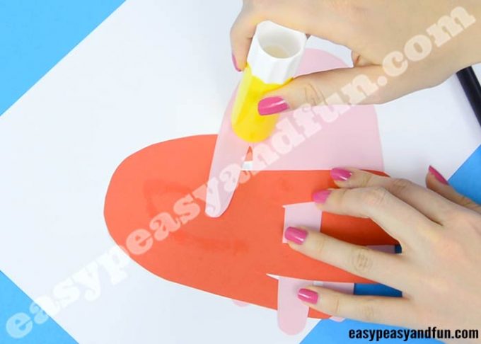 Handprint Heart Craft - Easy Peasy and Fun