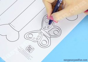 Butterfly Paper Bracelets for Kids - Easy Peasy and Fun