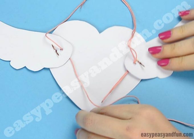 Movable Heart Paper Doll - Easy Peasy and Fun