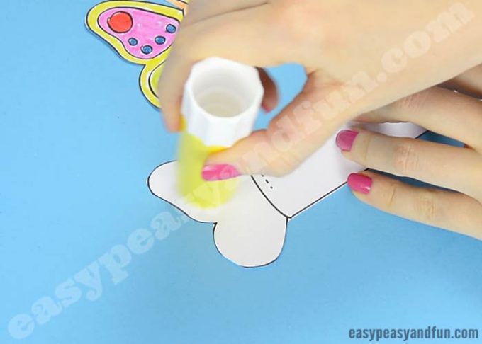 Butterfly Paper Bracelets for Kids - Easy Peasy and Fun