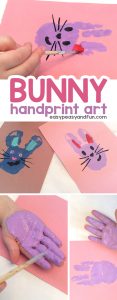 Bunny Handprint Art - Easy Peasy and Fun