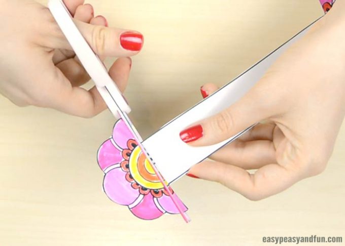 Flower Paper Bracelets for Kids - Easy Peasy and Fun