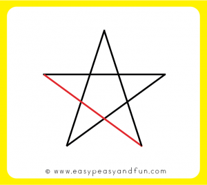 How to Draw a Star - Step by Step Drawing Tutorial for the Easiest 5 ...