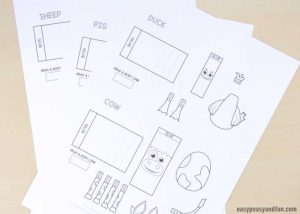 Printable Farm Animals Finger Puppets - Easy Peasy and Fun