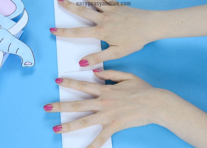 Elephant Puppet Printable Template - Easy Peasy and Fun