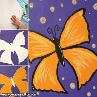How to Paint a Butterfly - Acrylic Painting For Beginners - Easy Peasy ...