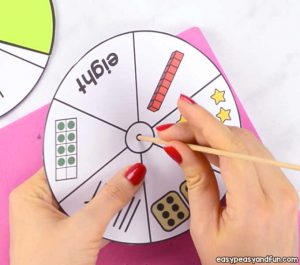 Printable Number Spinners 1 to 20 - Number Sense - Easy Peasy and Fun