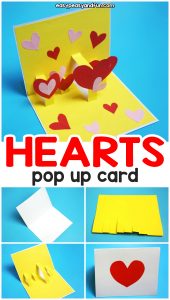 Heart Valentines Day Pop Up Card - Easy Peasy and Fun