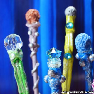 How to Make a Magic Wand - DIY Magical Wands Craft - Easy Peasy and Fun