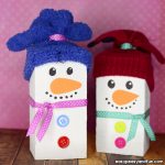 Wood Block Snowman Craft - The Best Christmas Craft this Season - Easy ...