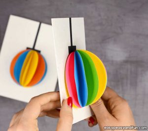 DIY 3D Paper Ornament Christmas Card Idea - Easy Peasy and Fun