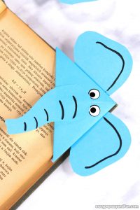 Elephant Corner Bookmark - Easy Peasy and Fun
