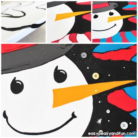 How to Paint a Snowman - Easy Peasy and Fun