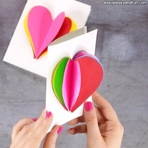 3D Heart Card - Easy Peasy and Fun