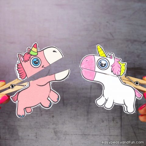 Shark Clothespin Puppets - Easy Peasy and Fun