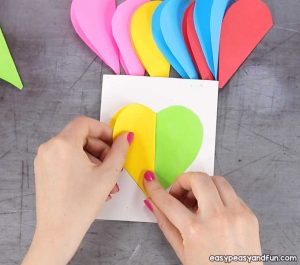 3D Heart Card - Easy Peasy and Fun