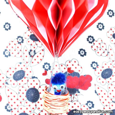 3D Hot Air Balloon Craft - Easy Peasy and Fun