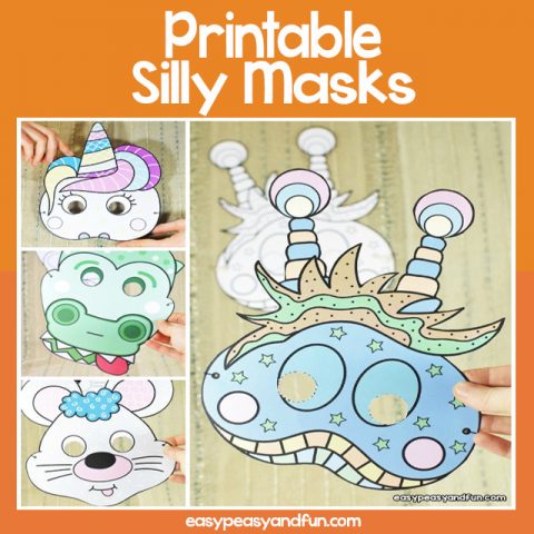 Silly Paper Masks - Easy Peasy and Fun