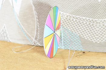 How to Make a Paper Spinner - Easy Peasy and Fun